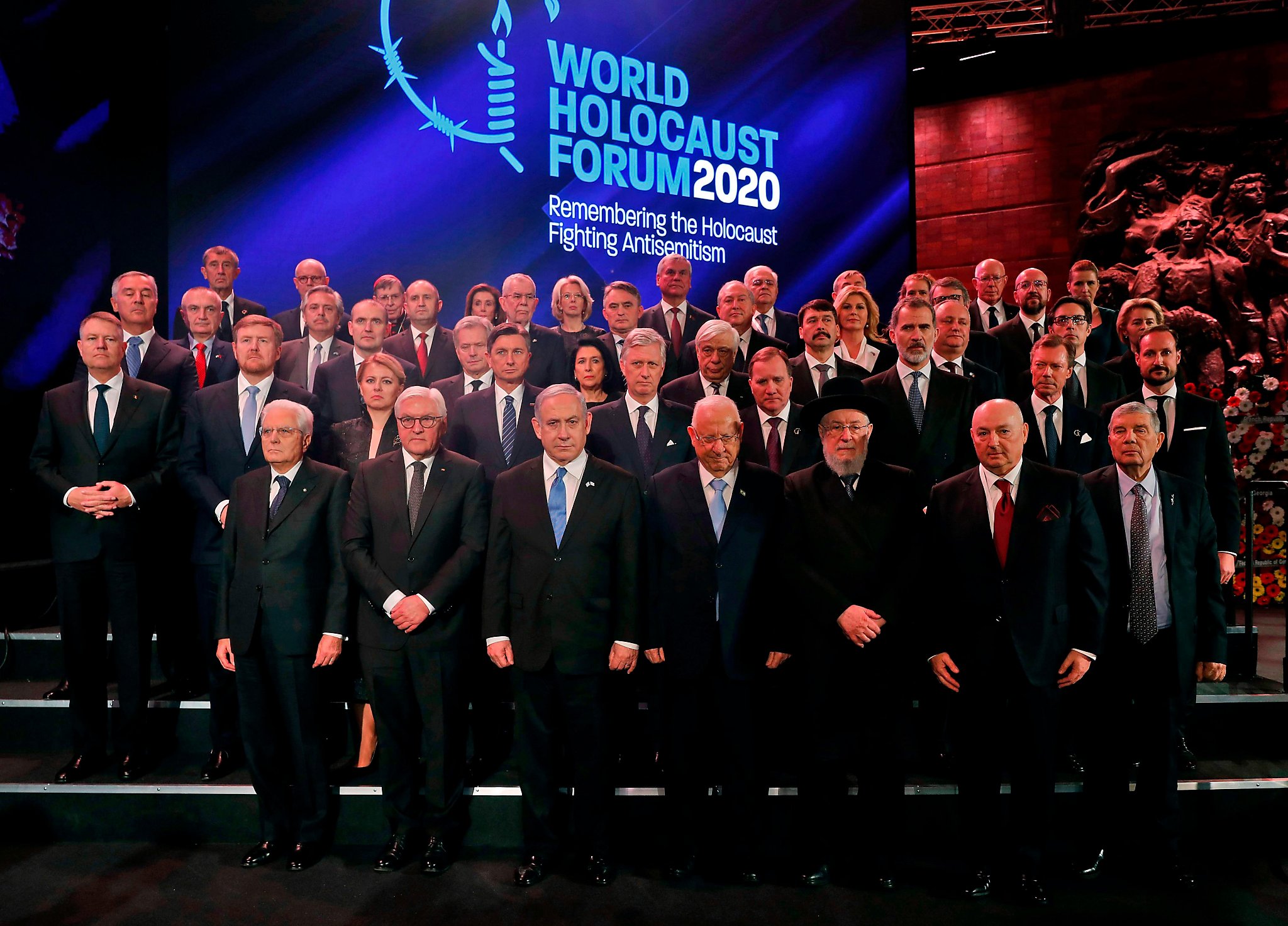 World leaders rally in Jerusalem against anti-Semitism