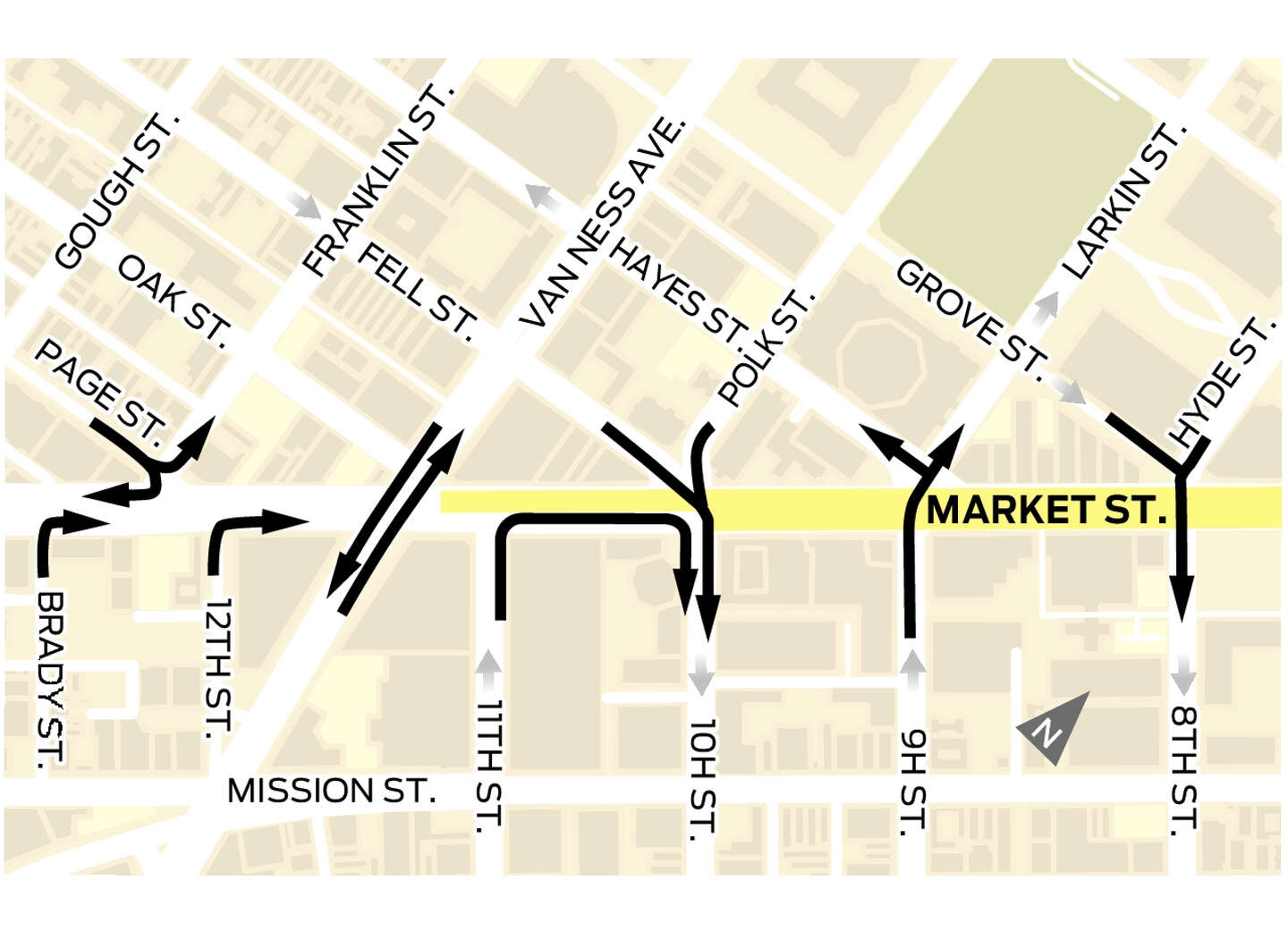 Changes to SF’s Market Street, block by block