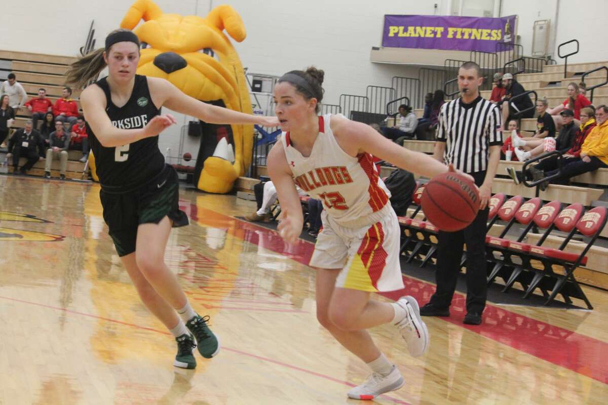 Ferris women's basketball team in first place