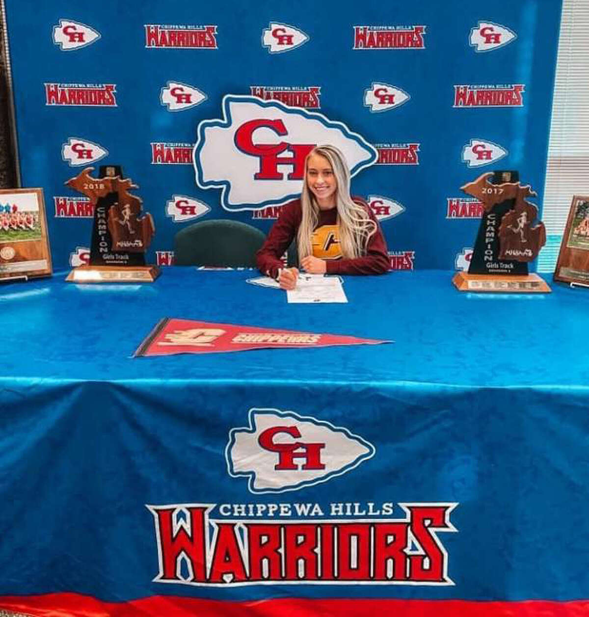 Chippewa Hills runner signs with Central Michigan