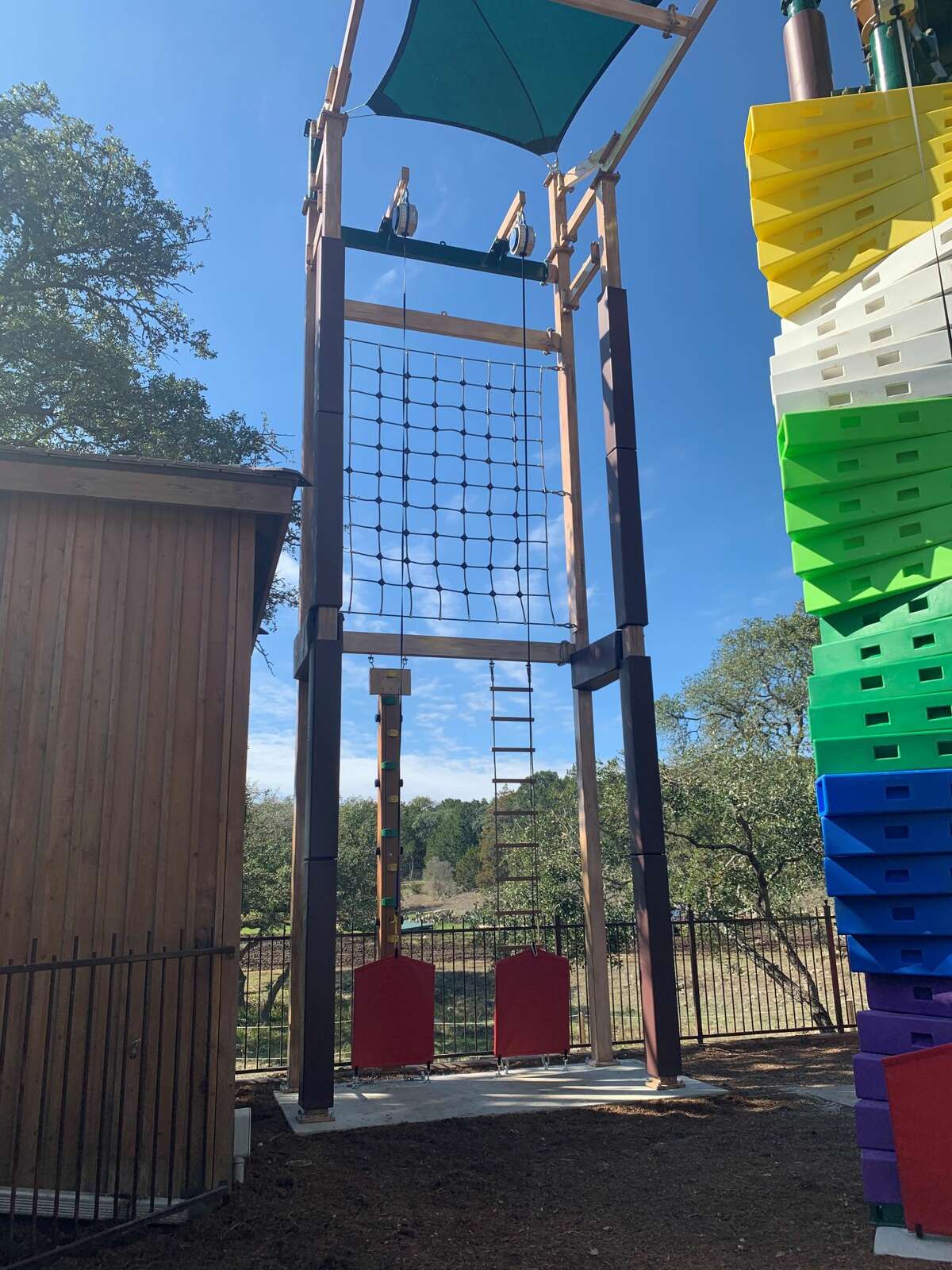 We tried the giant new adventure course at Natural Bridge Caverns