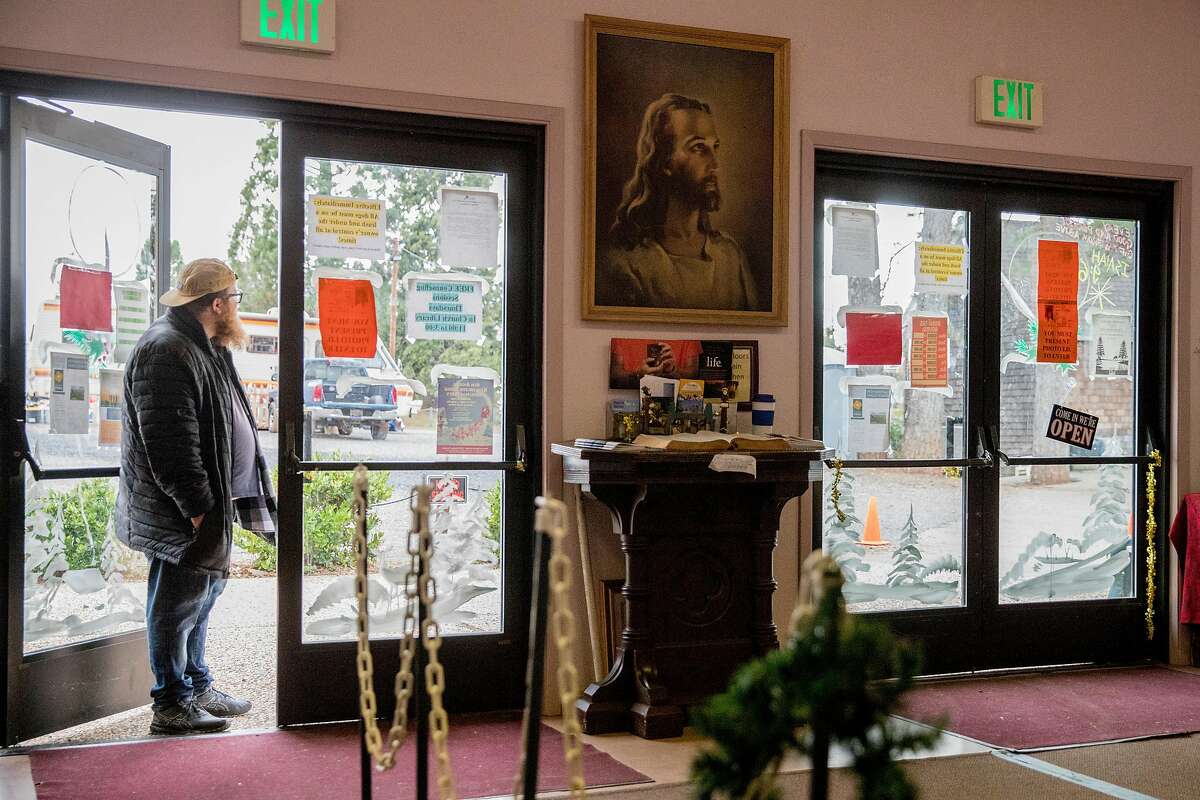 For Camp Fire victims, a tiny church has become a place of help and hope