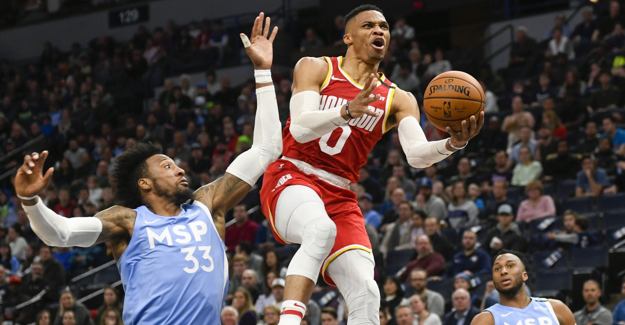 Russell Westbrook pushes Rockets past Timberwolves
