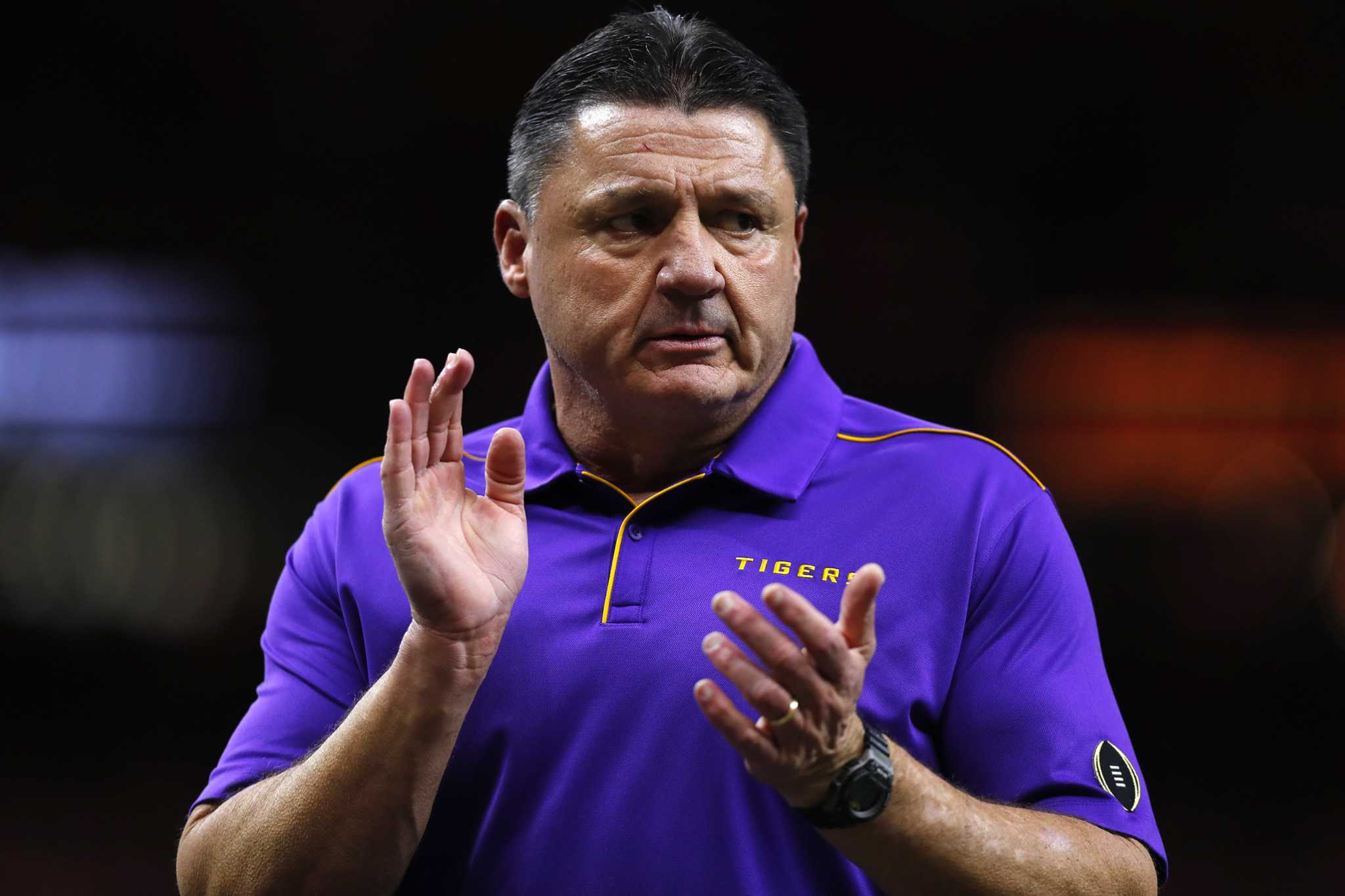 LSU's Orgeron agrees to contract extension