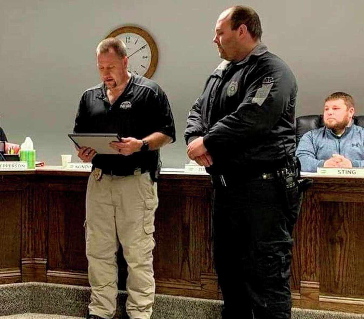 Sebewaing police officer honored for saving life
