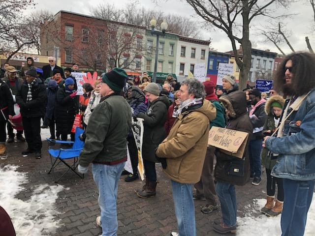 Albany rally: No war with Iran