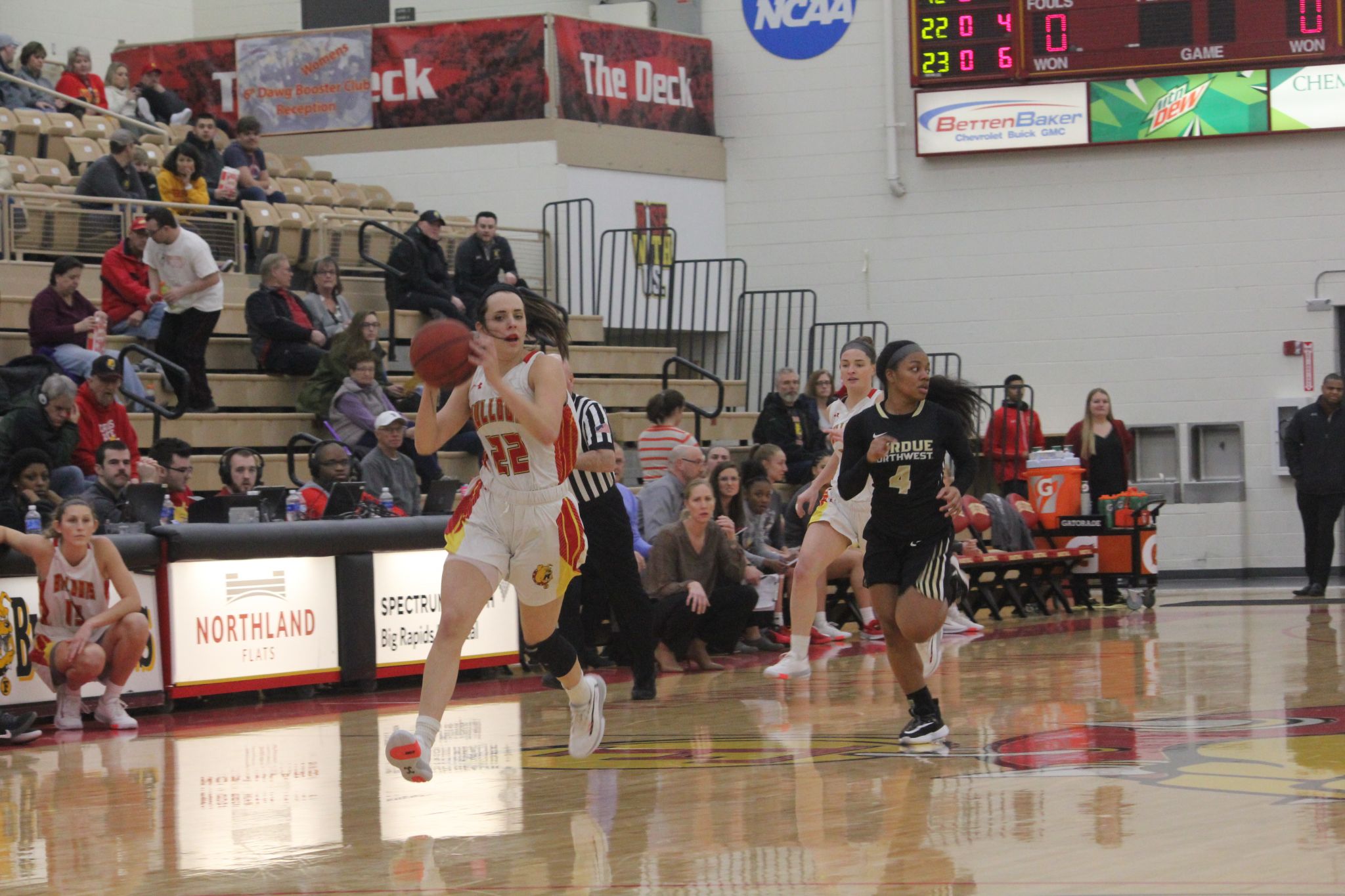 Ferris women's basketball team wins in overtime
