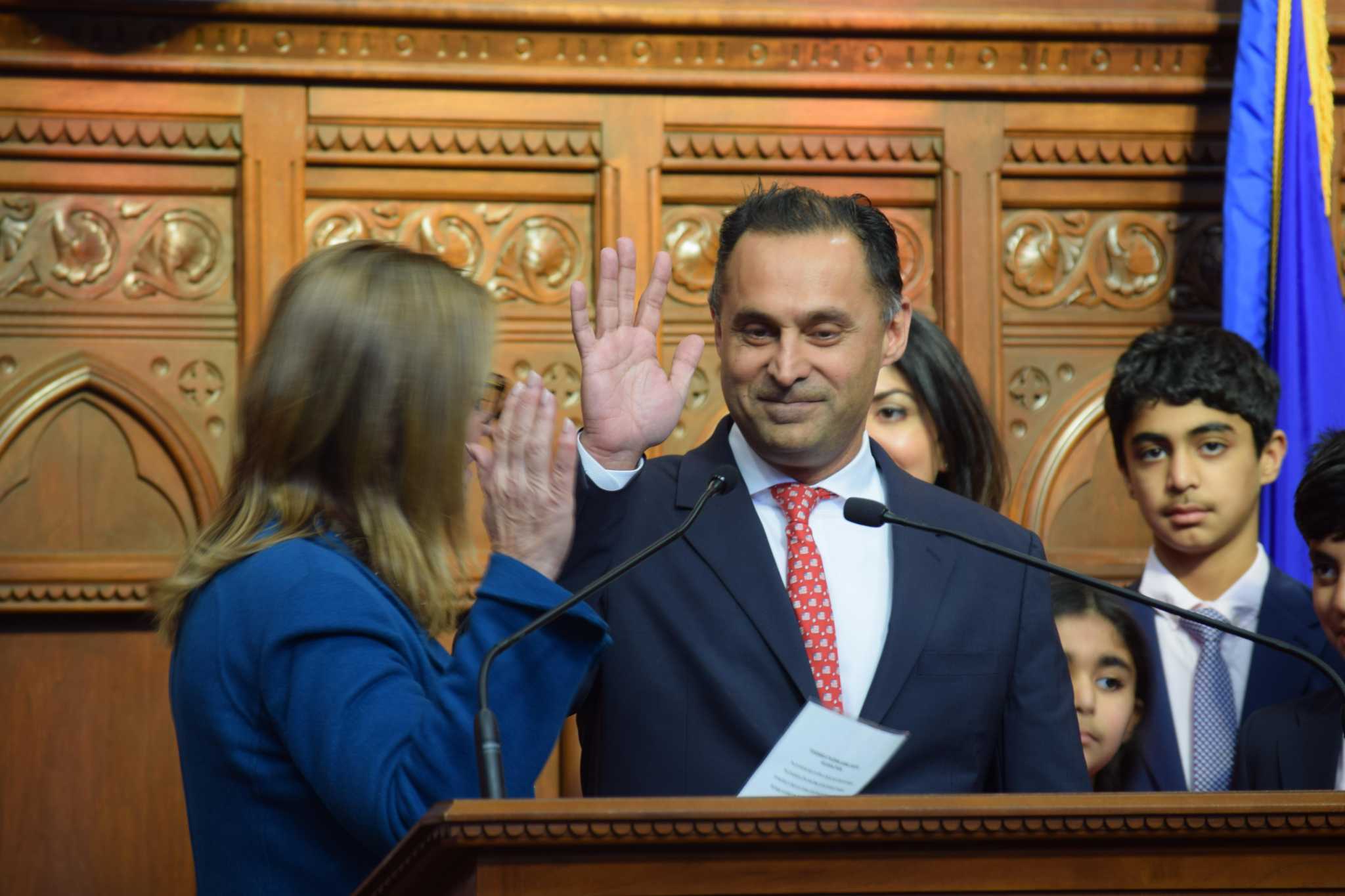 Harry Arora sworn in at State Capitol