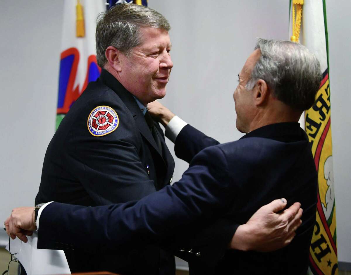New recruit takes oath to join Greenwich Fire Department