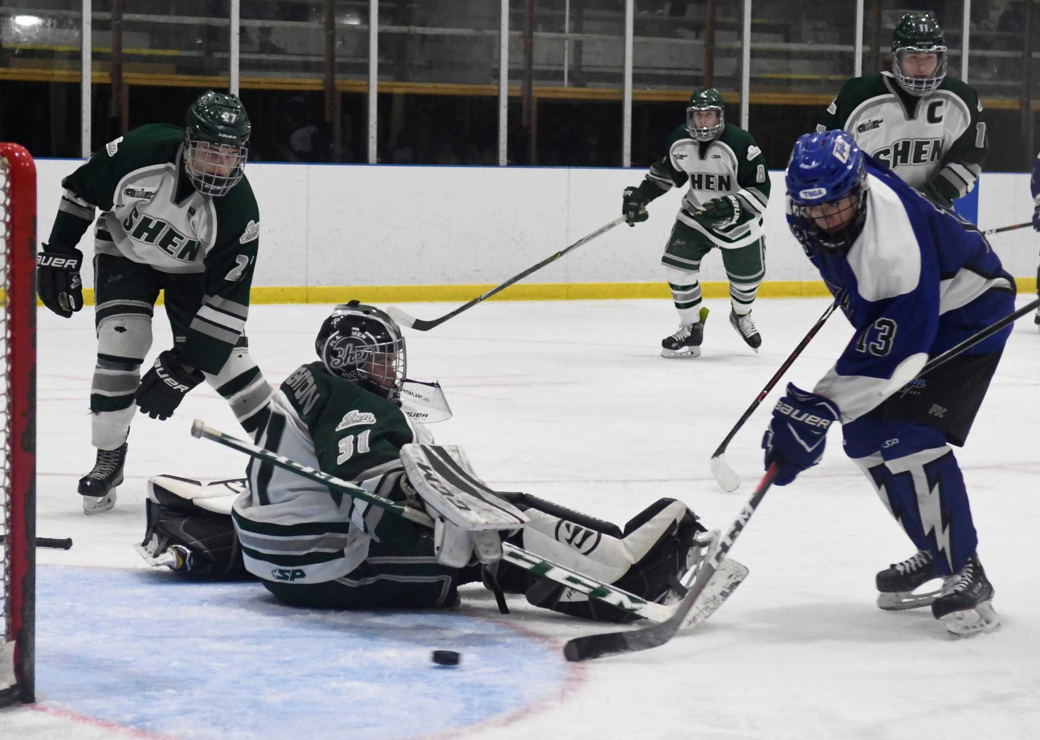 Saratoga boys' hockey forward Joe Amodio enjoying big season