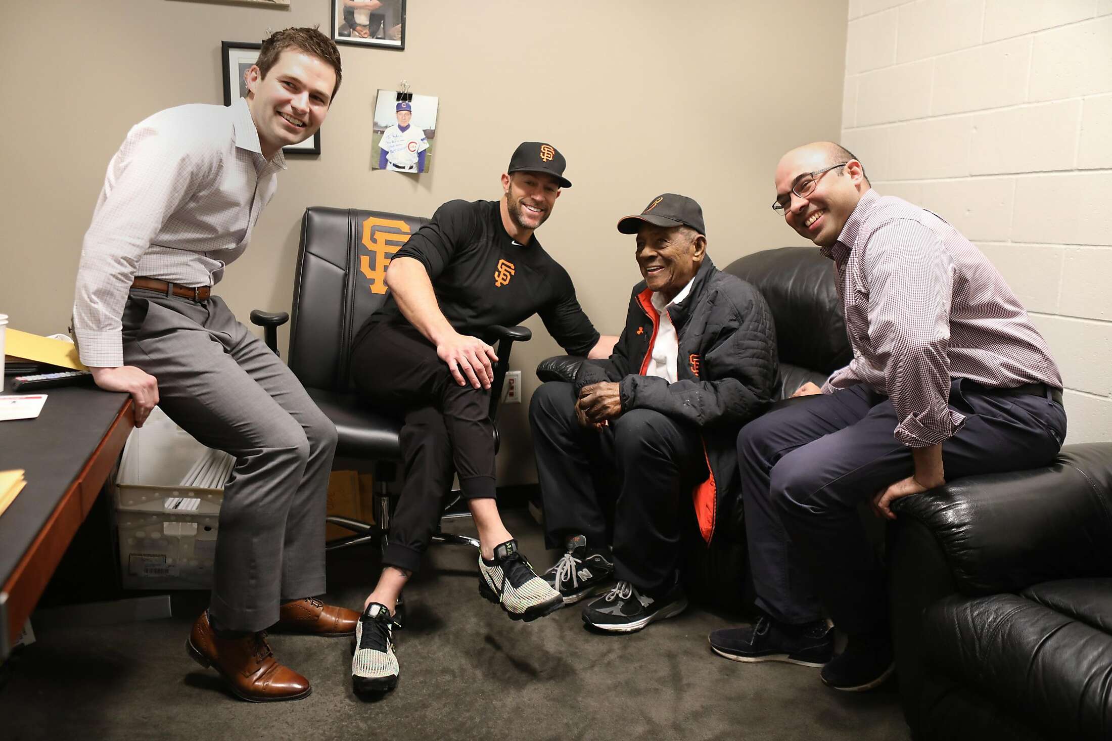 Giants manager Gabe Kapler, meet Giants legend Willie Mays