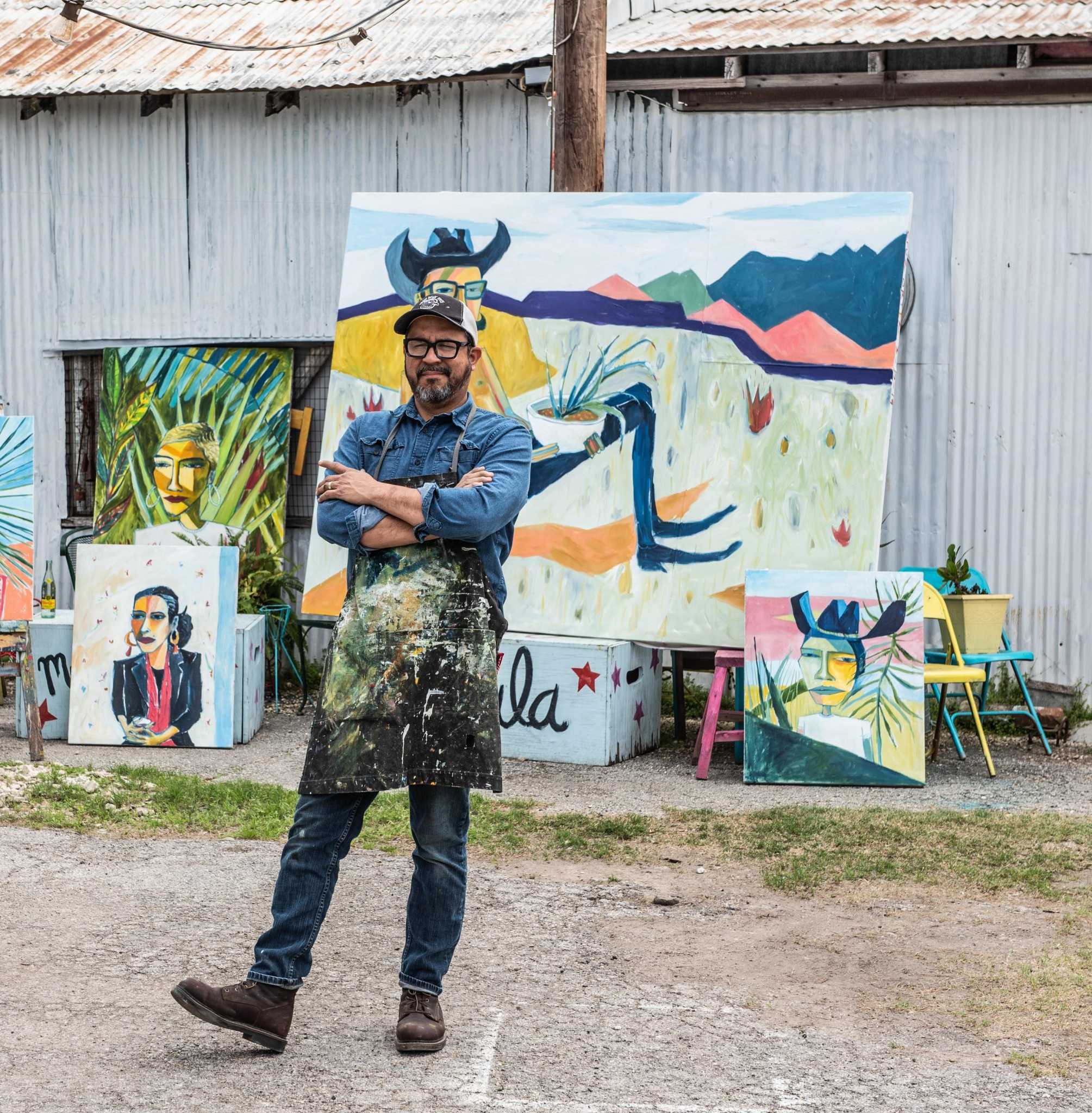 Artist Cruz Ortiz is leaving San Antonio