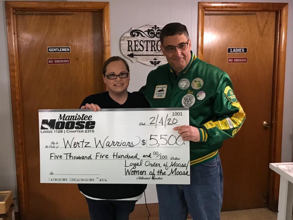 Wertz Warriors stop in Manistee for first time