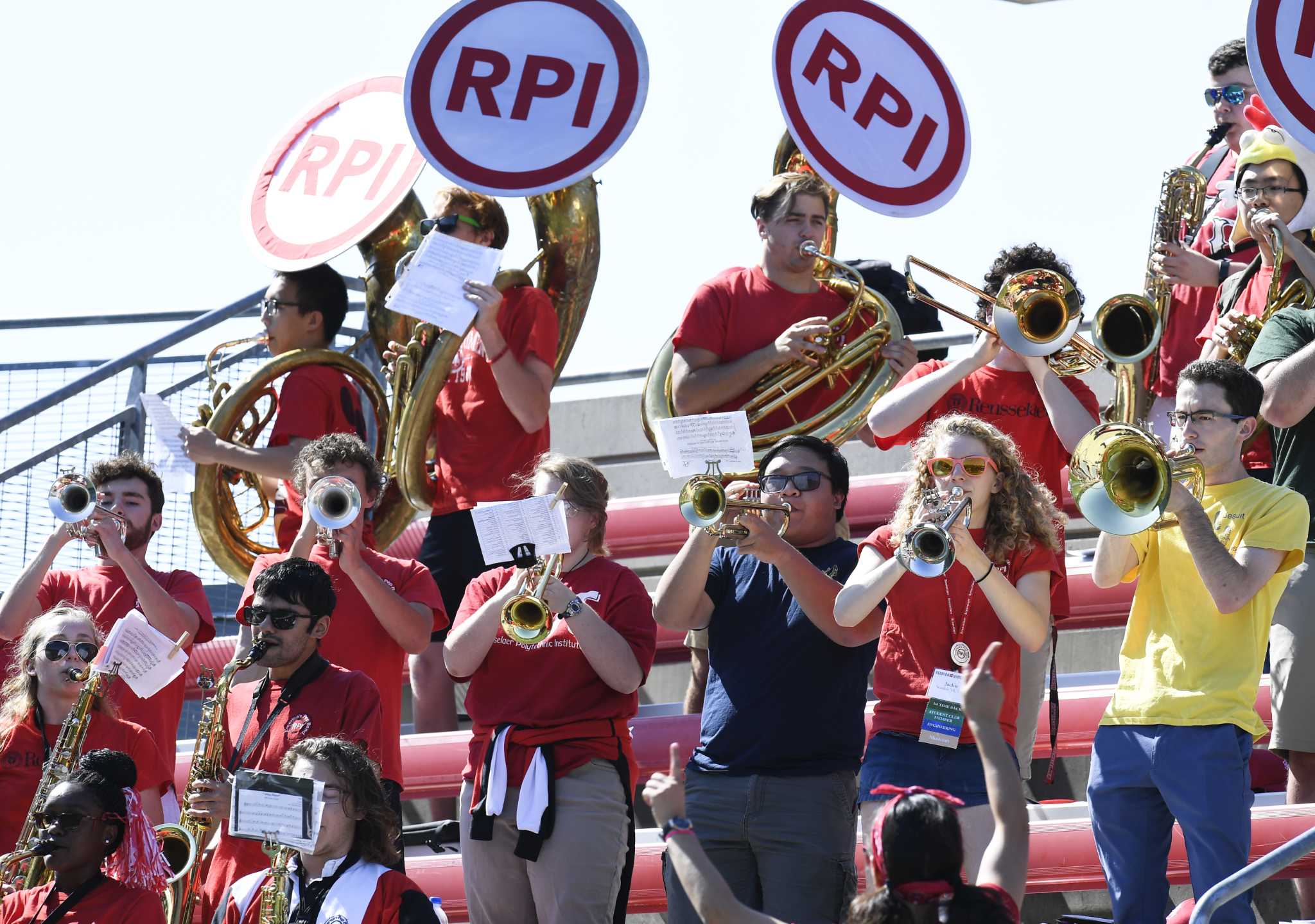RPI's Pep Band adds to the excitement of Engineers sporting events