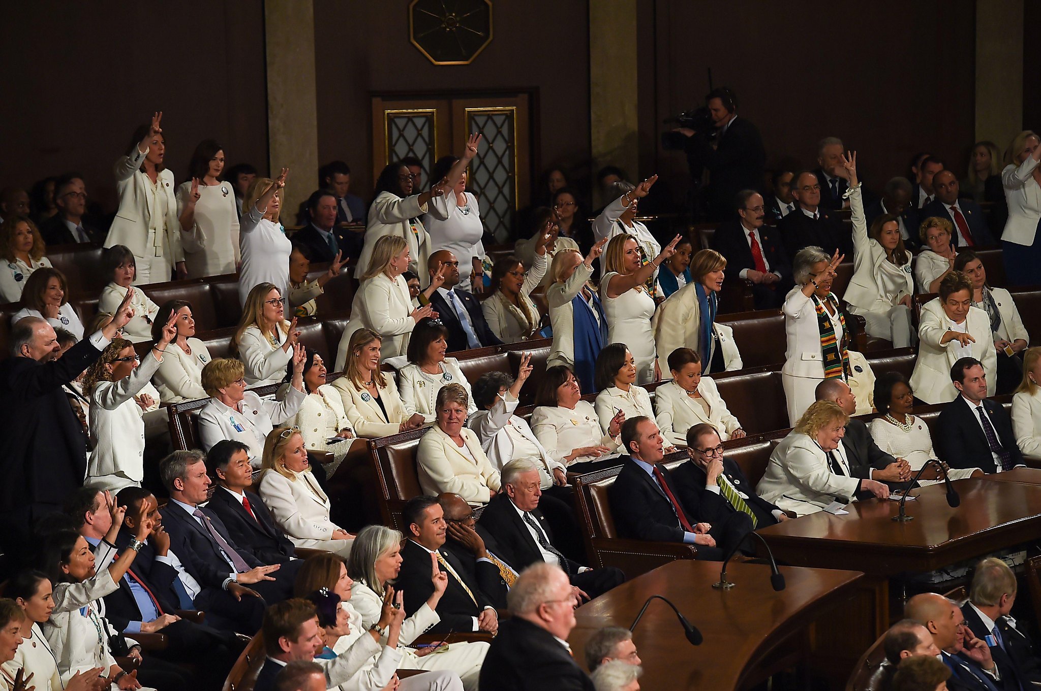 Here's what Democrats were chanting in protest during the State of the ...