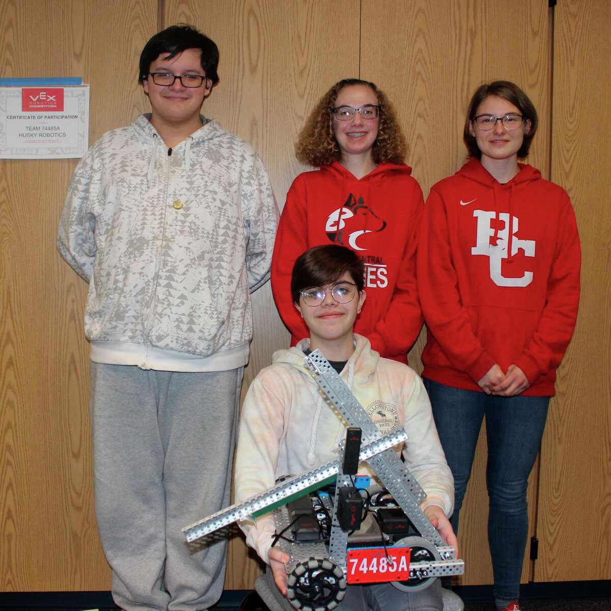 Young inventors gear up for VEX robotics competition at Benzie Central