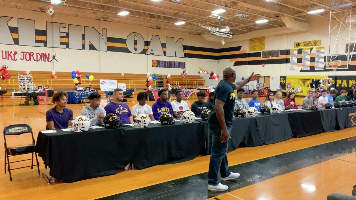 Signing day: Klein student-athletes sign to play in college