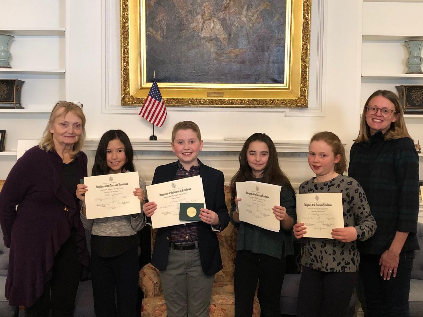 Ox Ridge fifth grader wins DAR essay contest