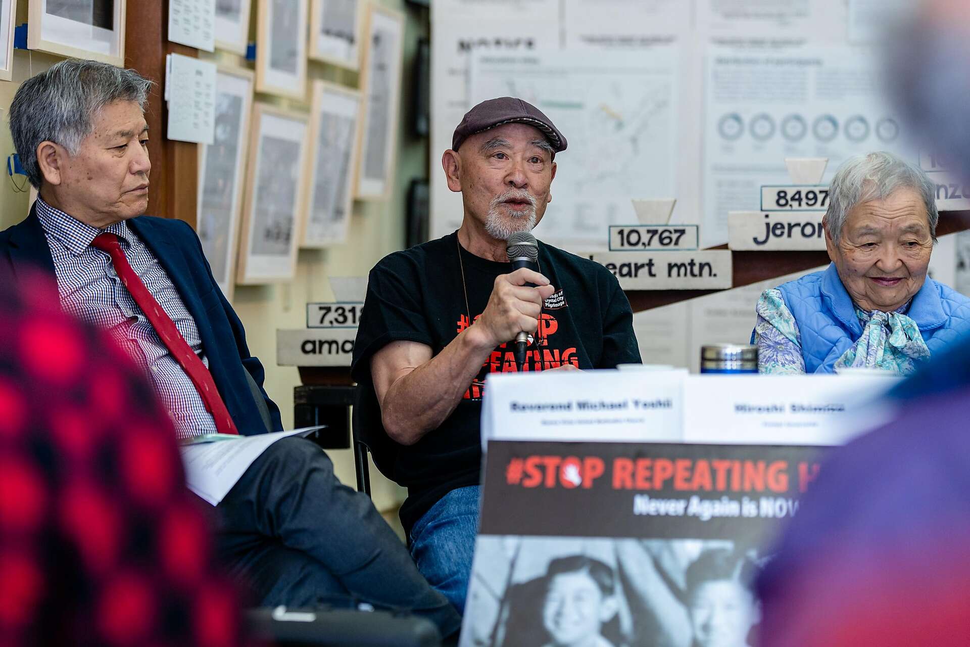 Japanese internment camp survivors see another generation behind fences