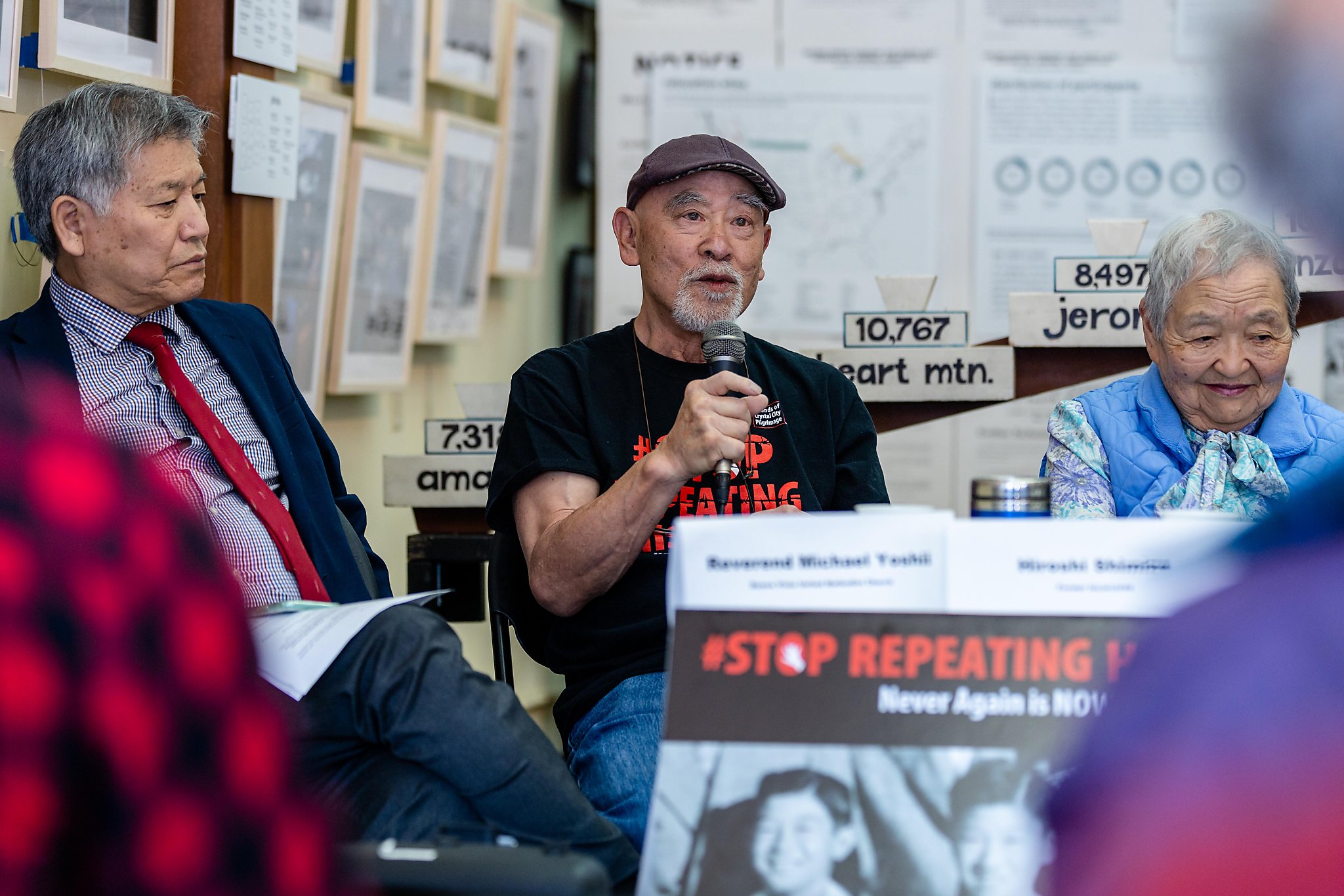 Japanese internment camp survivors see another generation behind fences