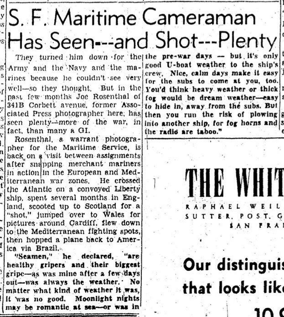 Joe Rosenthal: The photographer behind World War II’s most iconic photo