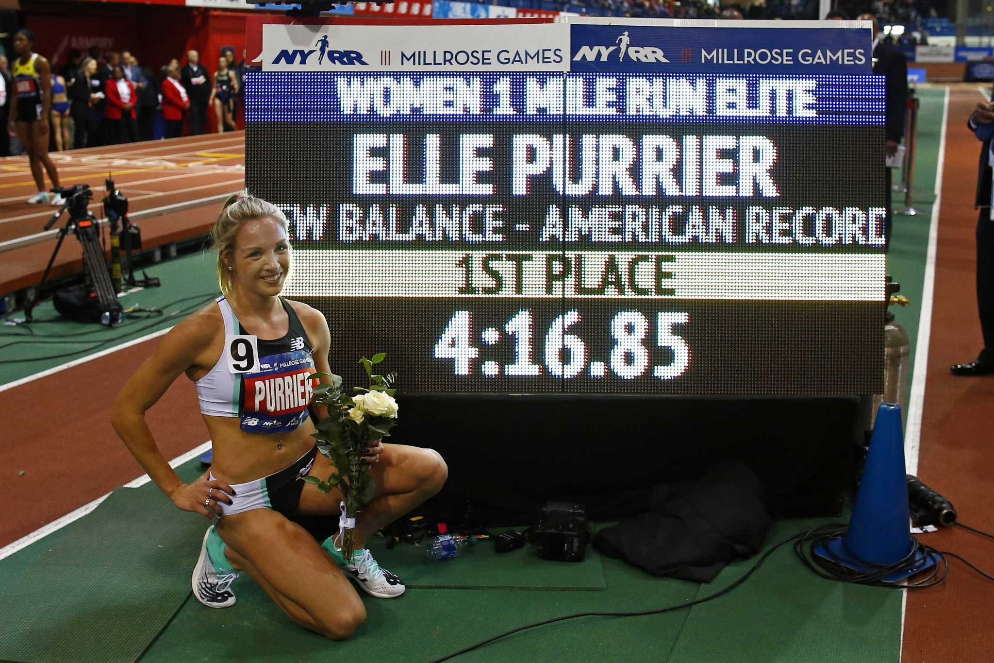 Runner Elle Purrier breaks US indoor mile record set in 1982