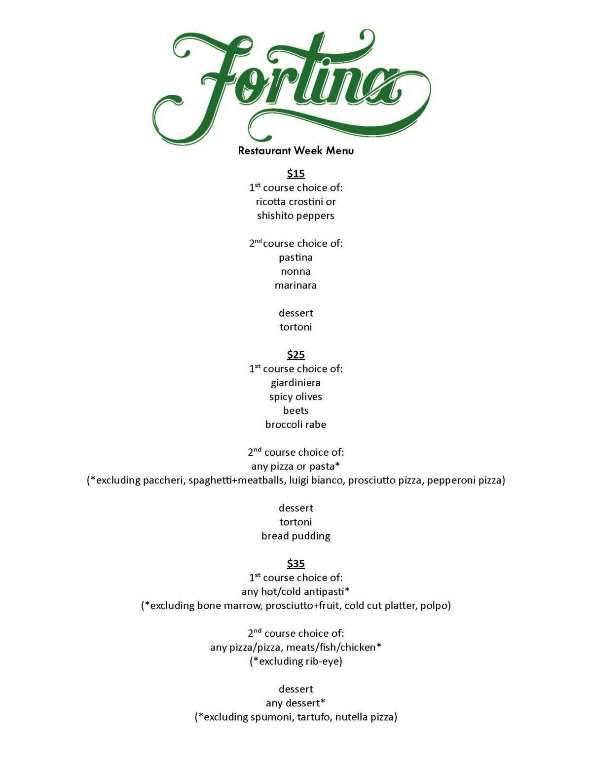 Stamford's Harbor Point Restaurant Week 2020