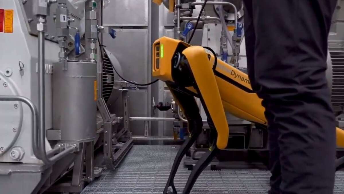Video: Four-legged, data-gathering robot being tested on offshore oil rig