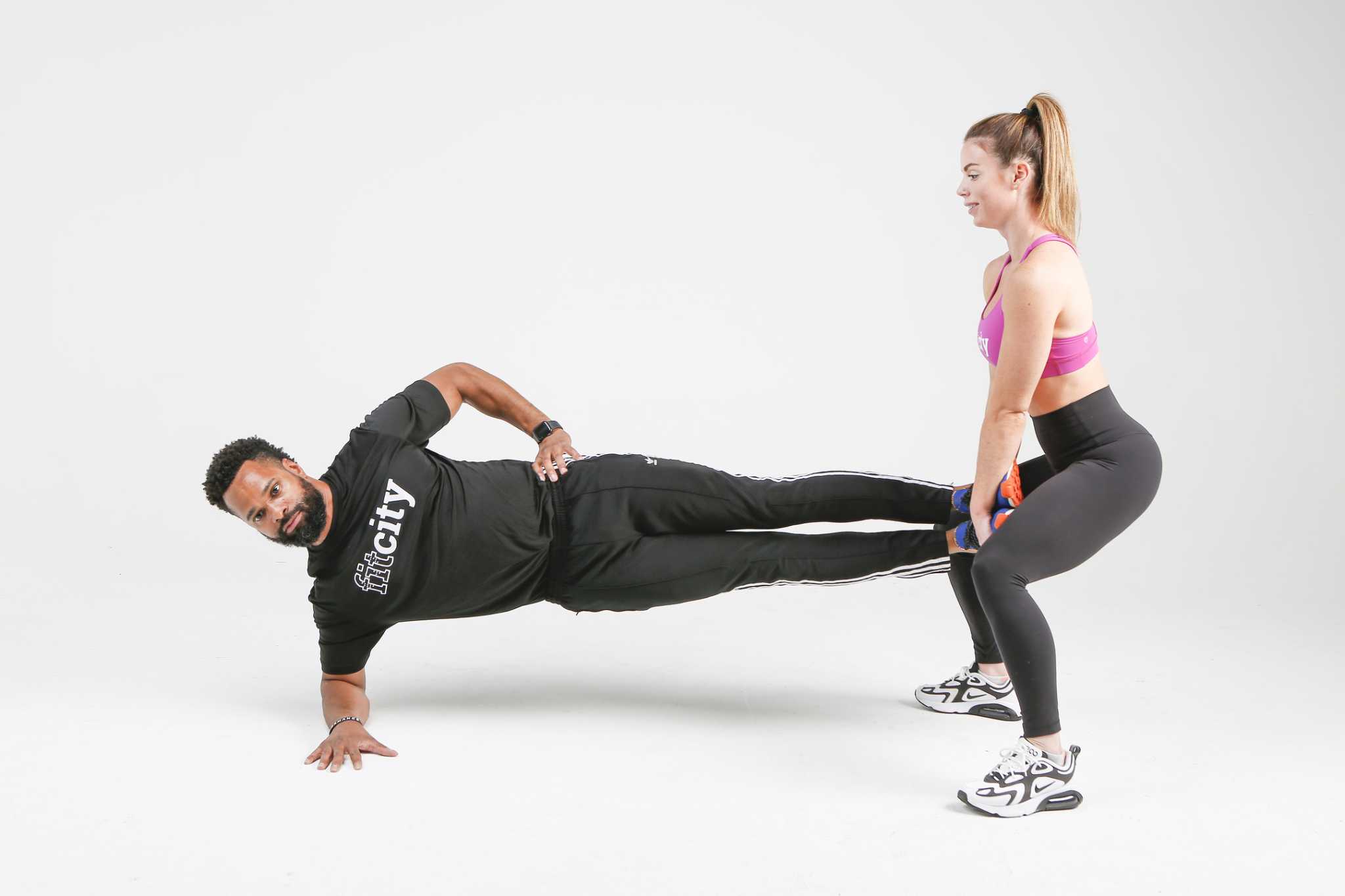 Work out together with these partner exercises