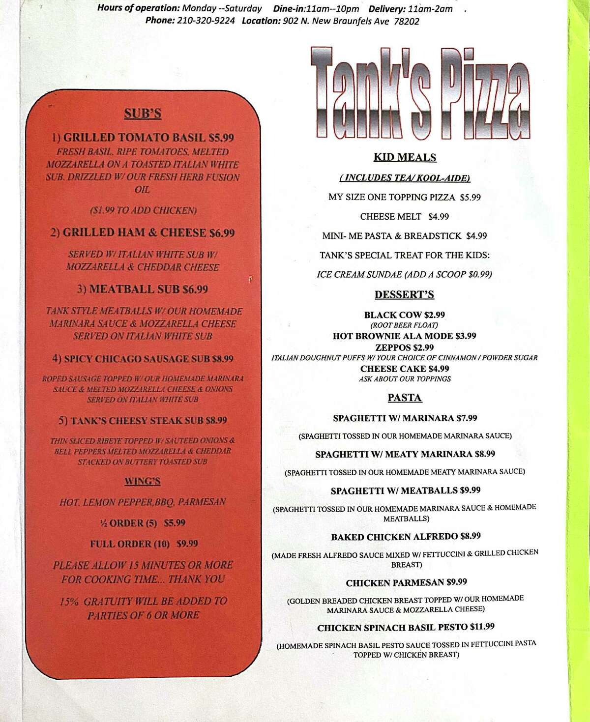 52 Weeks of Pizza: Tank’s Pizza restaurant tanks with sad buffet and ...