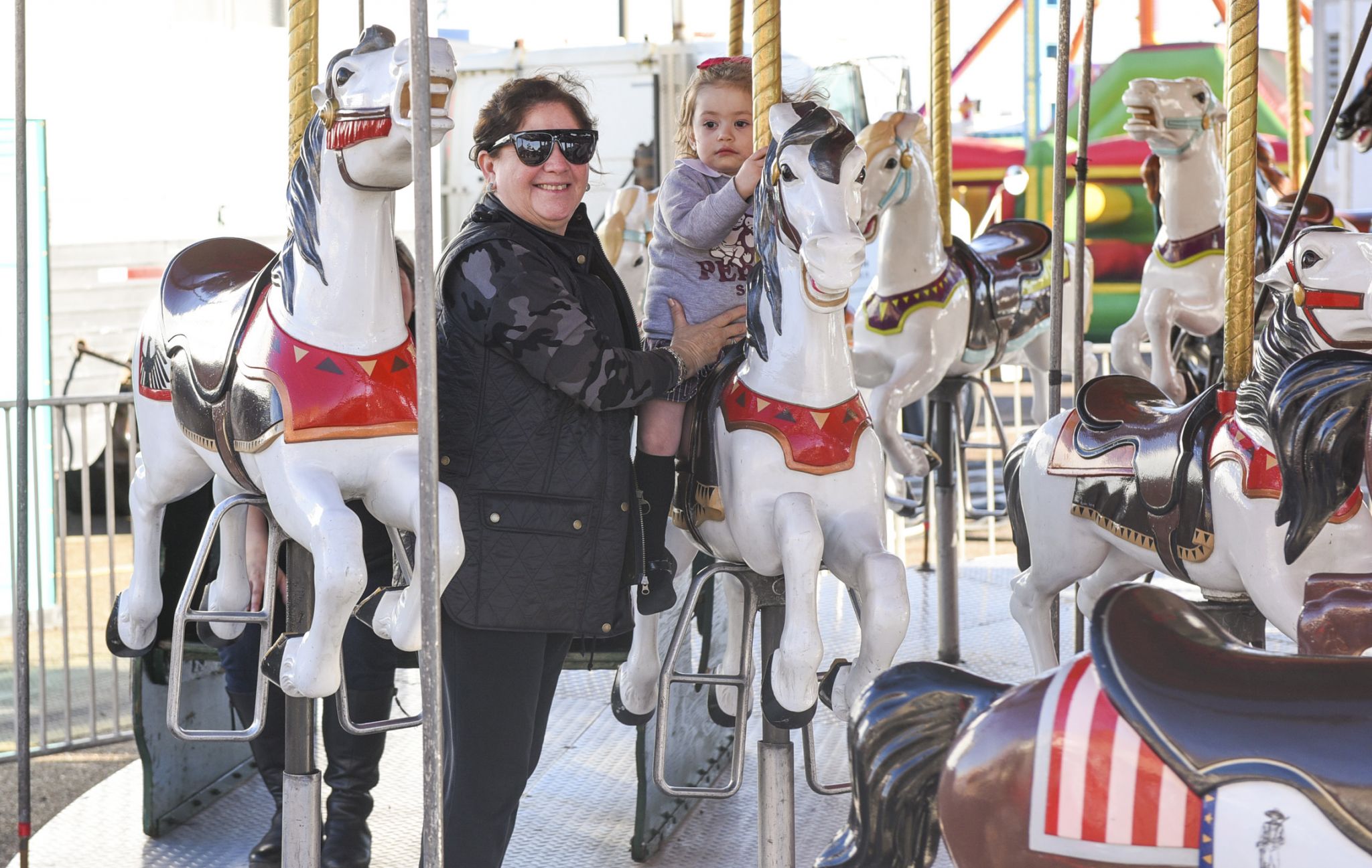 Photos: Locals come out for WBCA carnival at Sames Arena