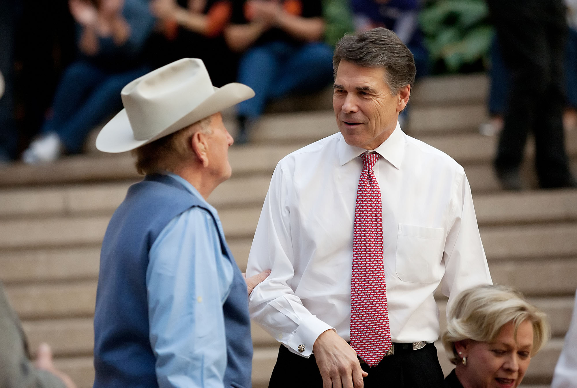 Rick Perry hits the campaign trail