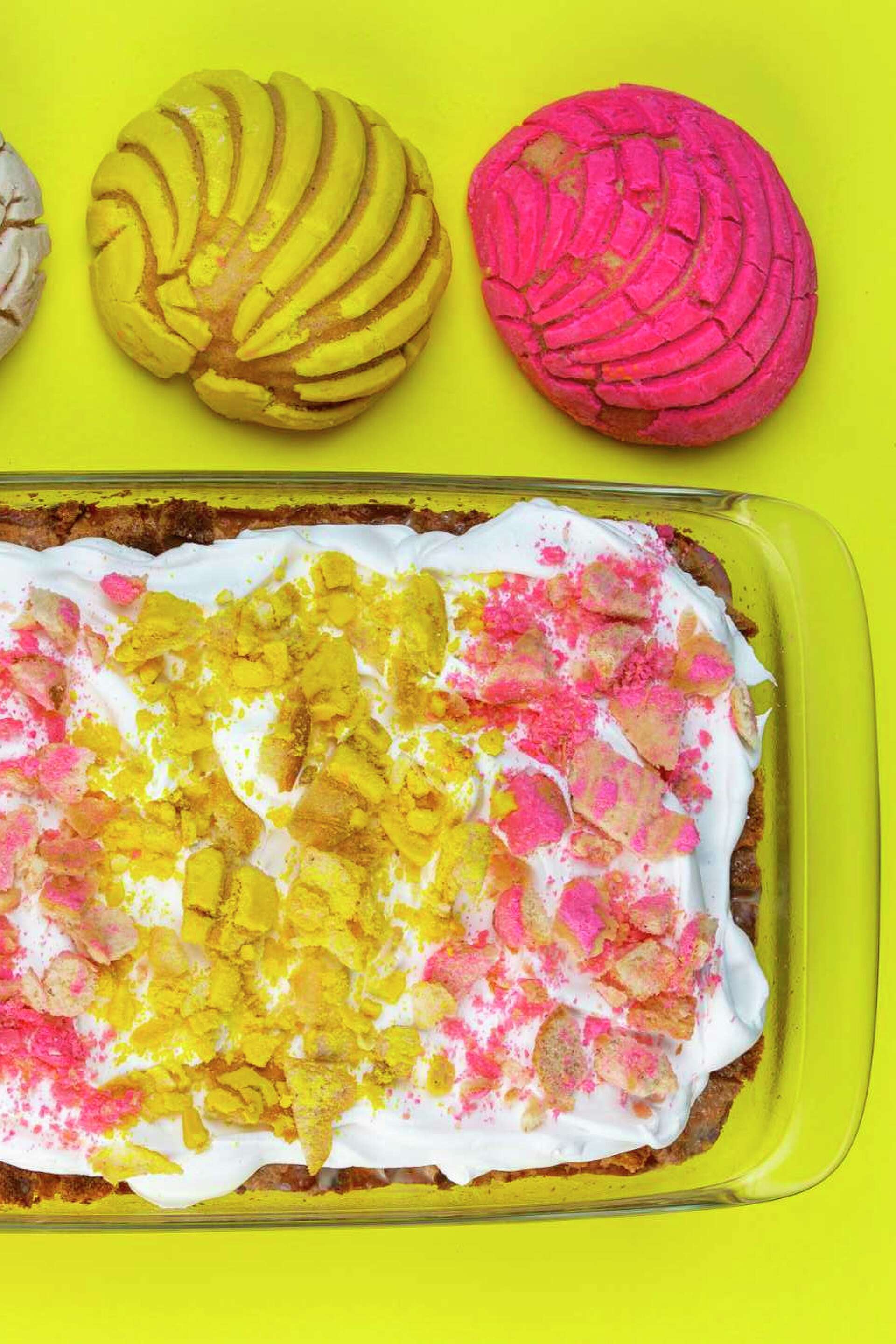 Recipe: Concha Tres Leches Cake