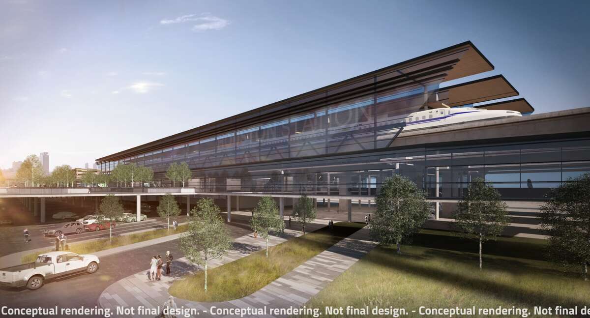 First look: Houston to North Texas high-speed train reveals 'first ...