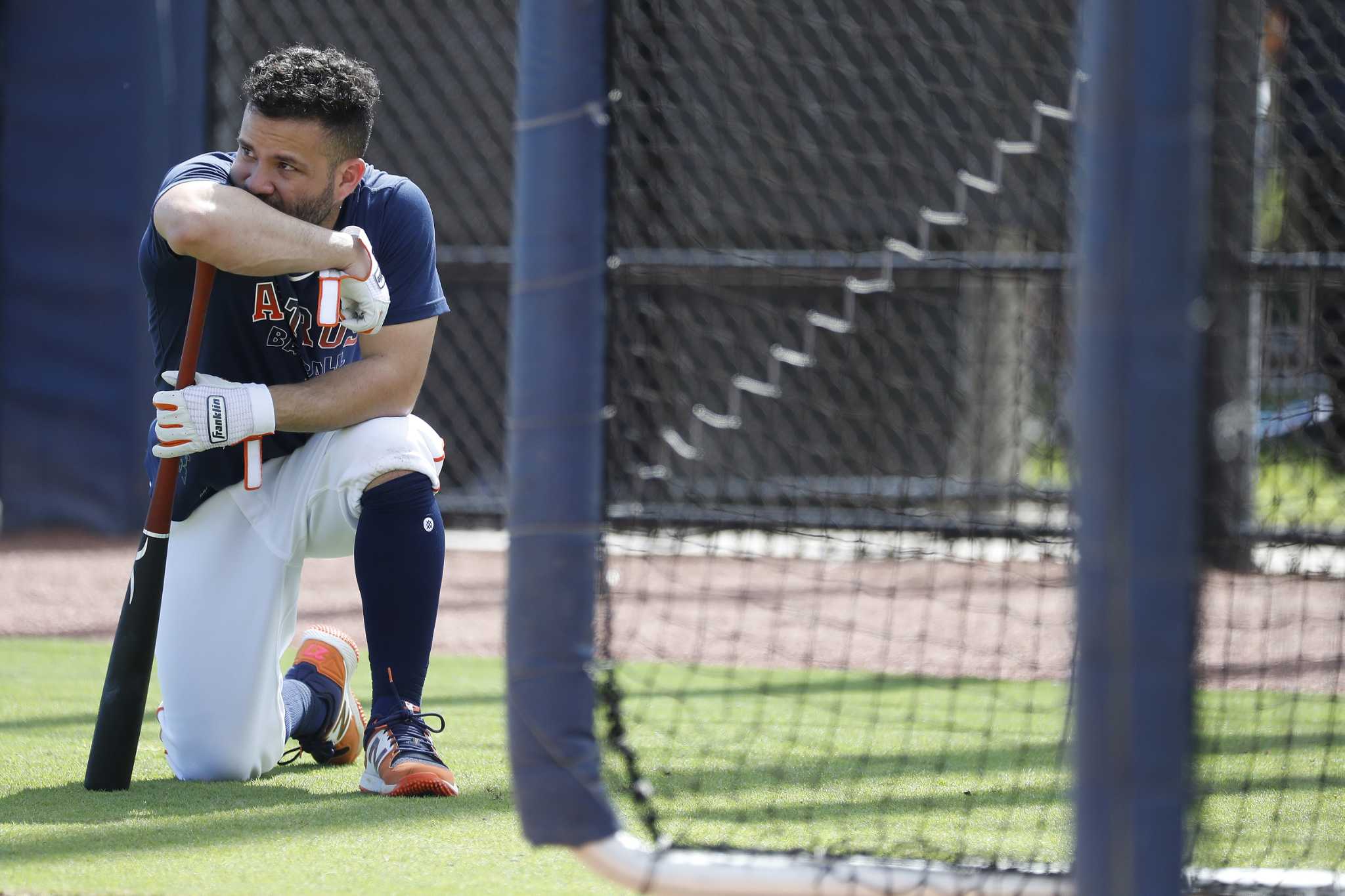 Astros' Jose Altuve battling illness, told to stay home