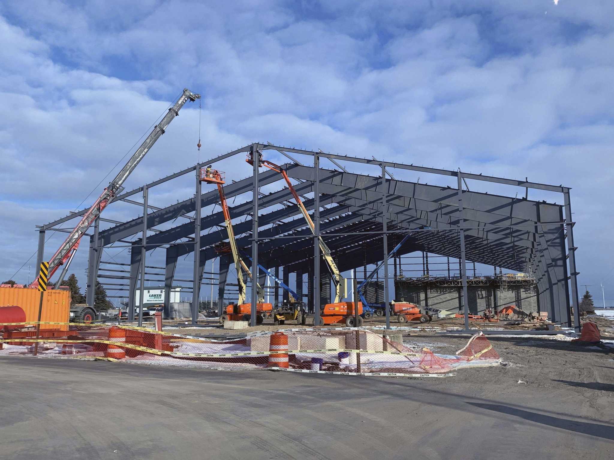 Laker Legacy Center inching towards completion