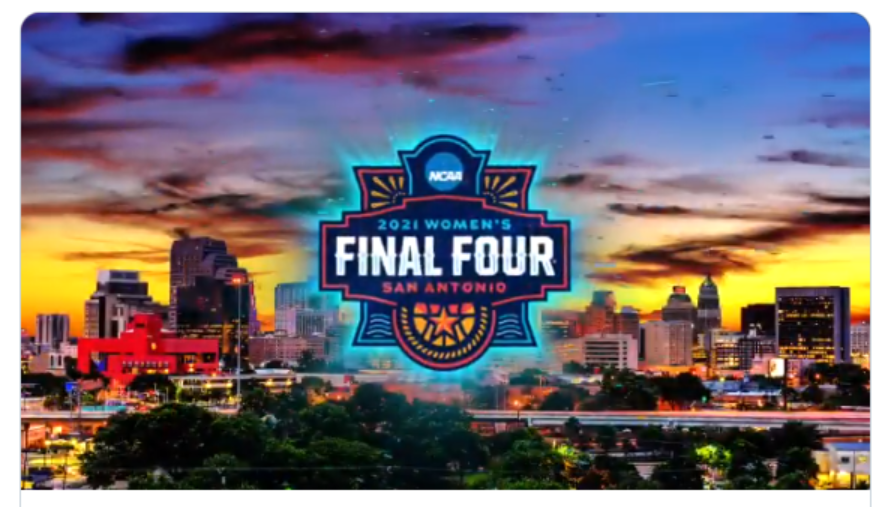 Here's the logo for the 2021 Women's Final Four in San Antonio