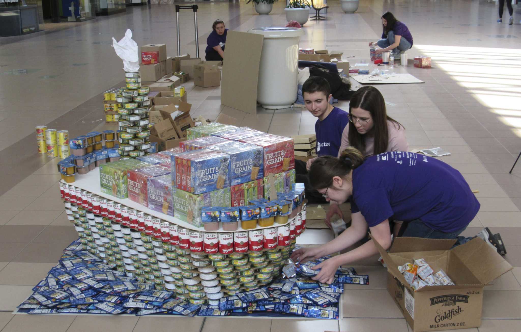 Students of Great Lakes Bay Region to 'canstruct' sculptures for hunger ...