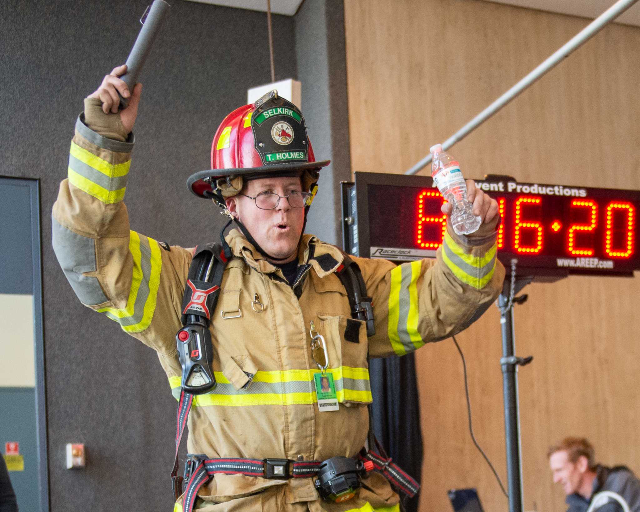 Photos: Stair climbing at Corning Tower