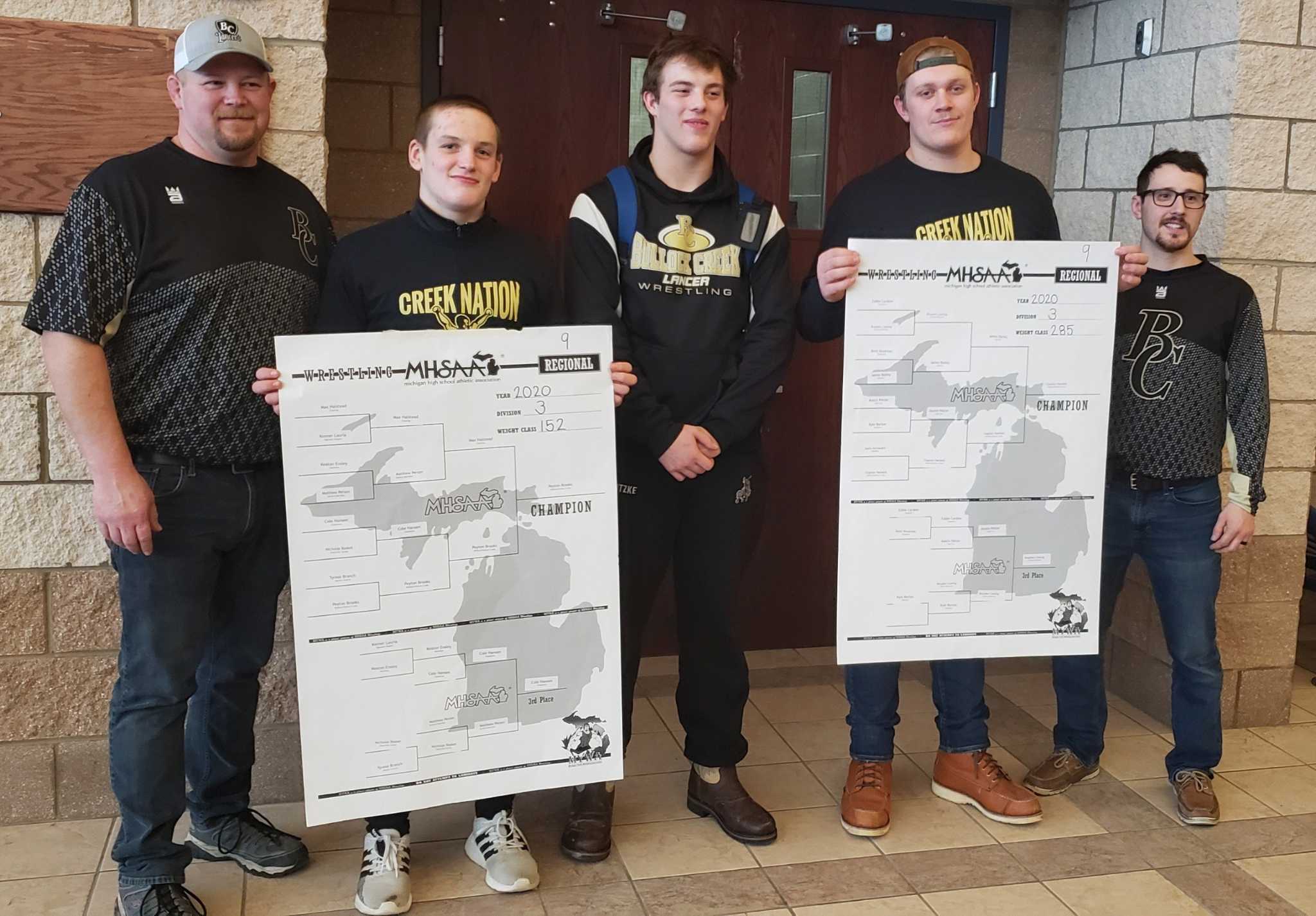 Lancer wrestlers Hackett, Brooks win regional titles; Kutzke also ...