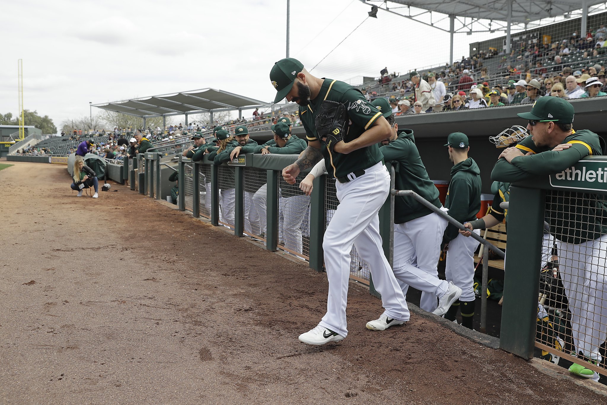 A’s Mike Fiers draws applause from fans: ‘He’s a hero in Oakland’