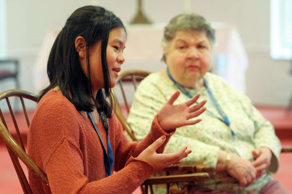 Volunteers make connections across the generations at the Witherell in ...