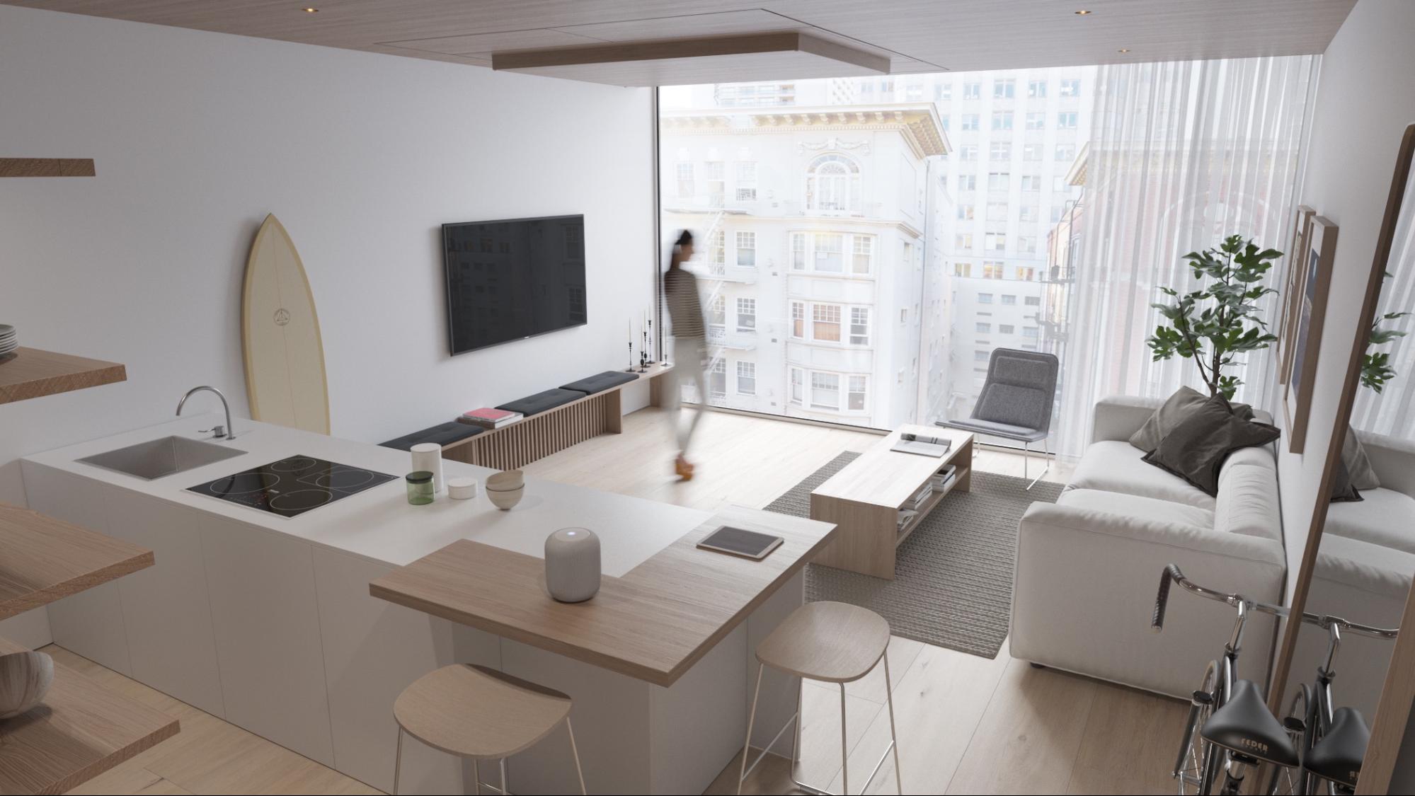 Could beds that descend from ceilings be the future?