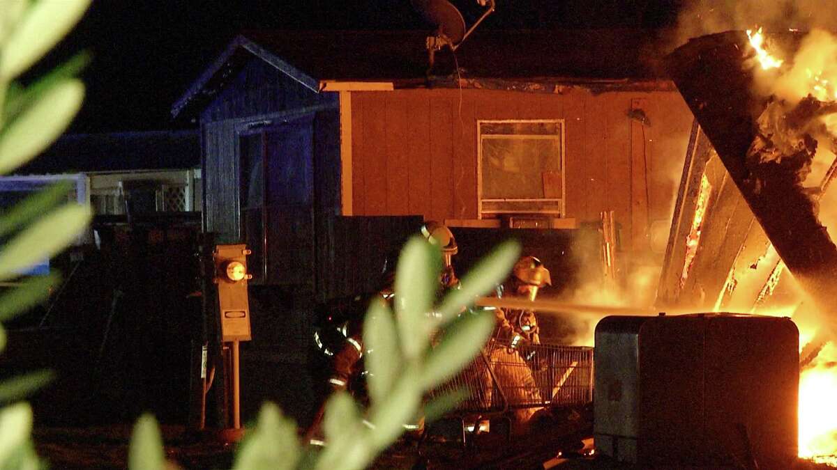 Arson believed to be cause of multiple-trailer fire, person of interest ...