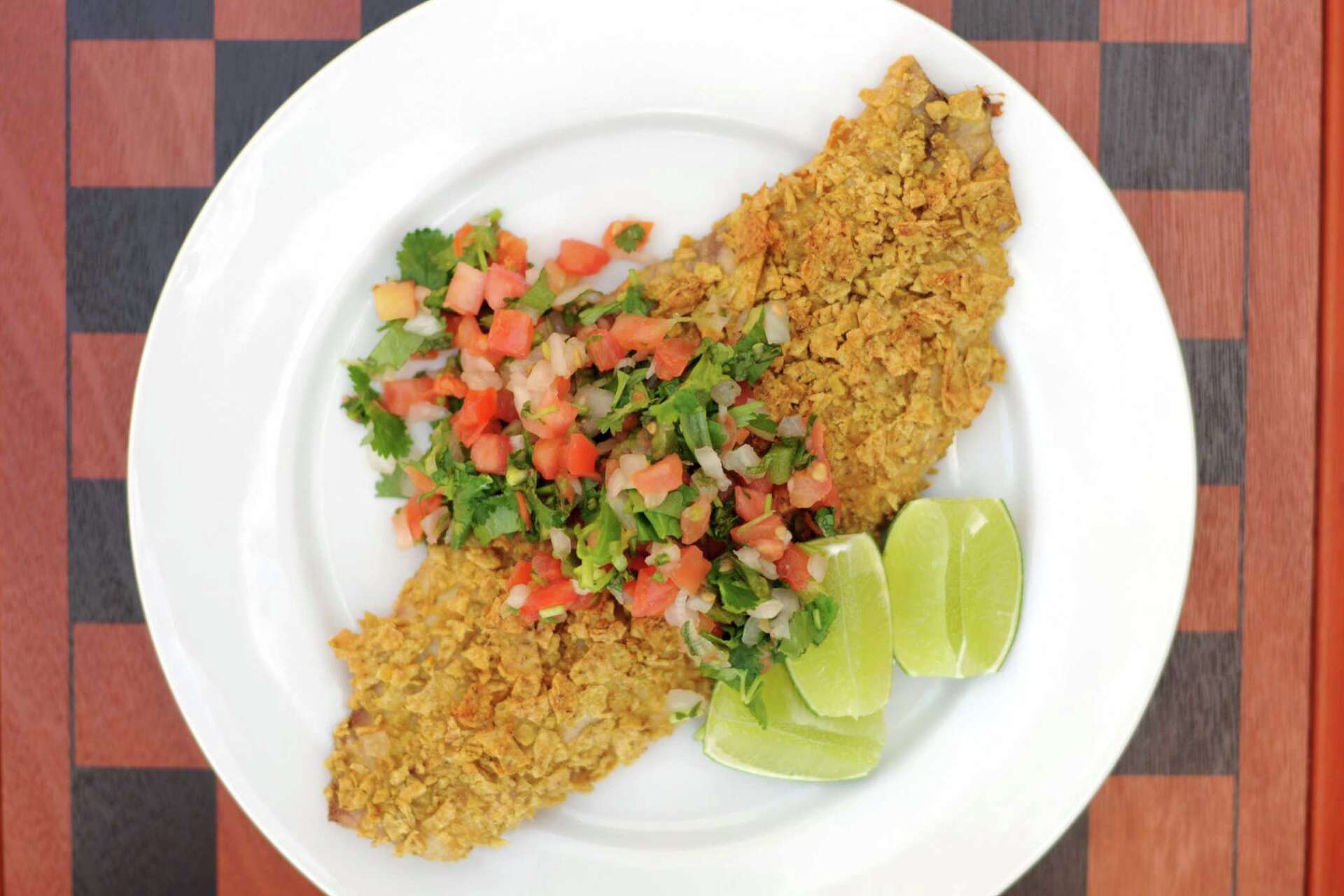 Recipe: Crispy Baked Tortilla-Crusted Fish