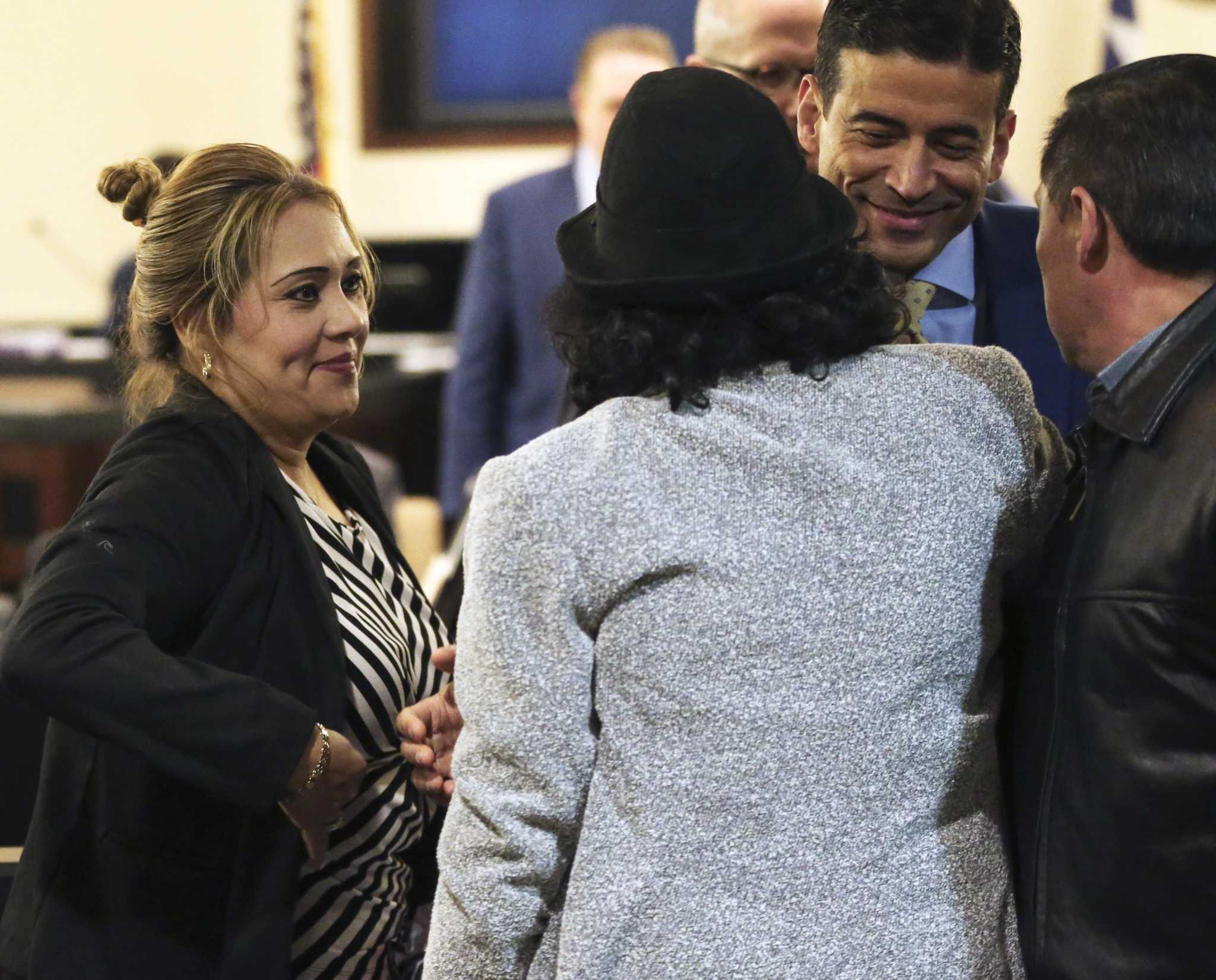 Former Bexar County Precinct 2 Constable Michelle Barrientes Vela makes ...