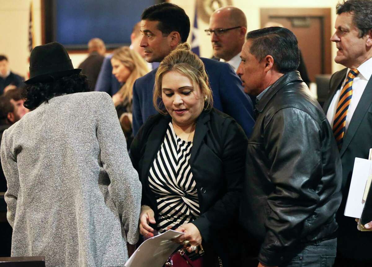 Former Bexar County Precinct 2 Constable Michelle Barrientes Vela makes ...