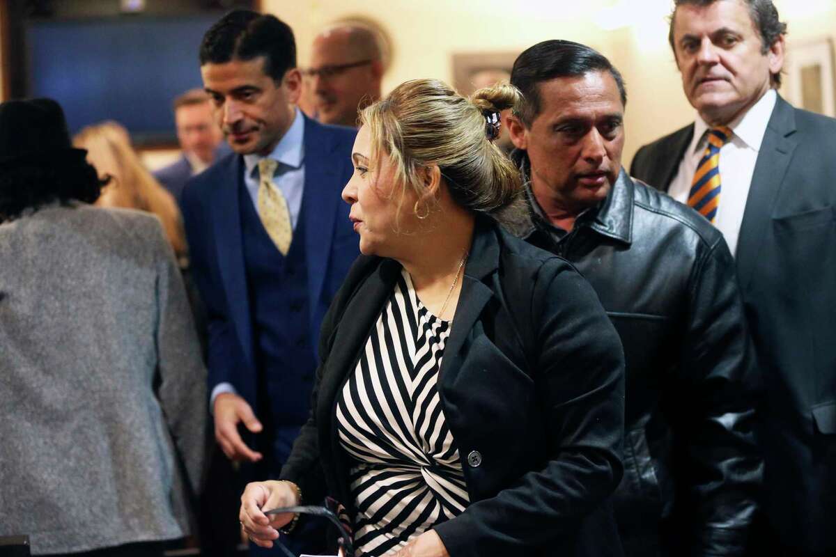 Former Bexar County Precinct 2 Constable Michelle Barrientes Vela makes ...