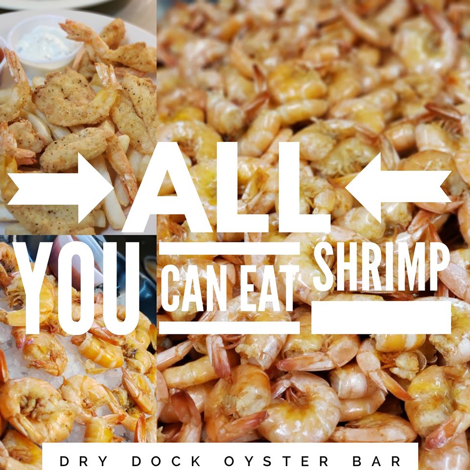 Deal of the Day: $19.99 all you can eat shrimp comes with fries, hush ...