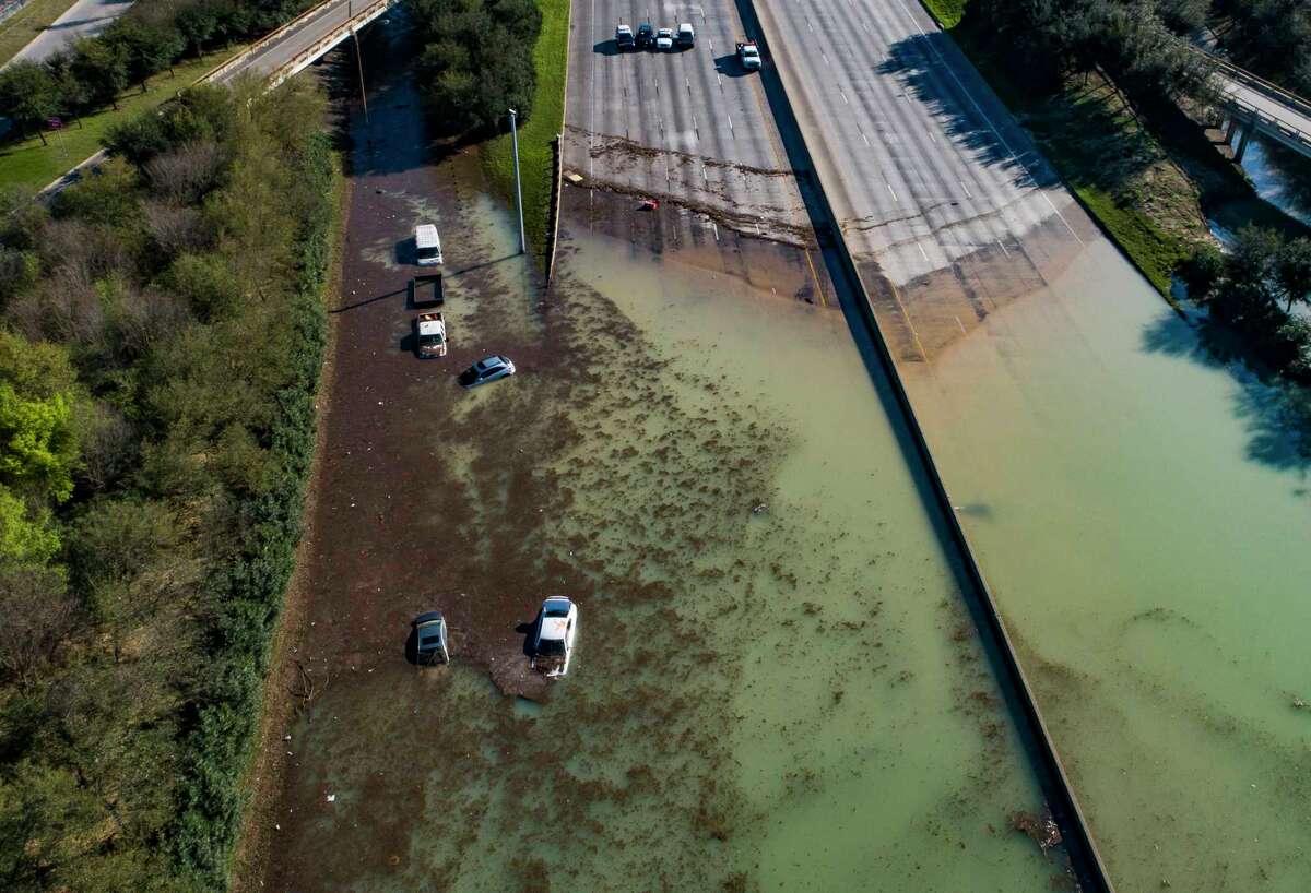 Exclusive drone footage shows dramatic flooding in east Houston along ...
